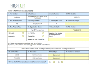 High QA Blog: AS9102 Rev. C for FAI is Here | High QA