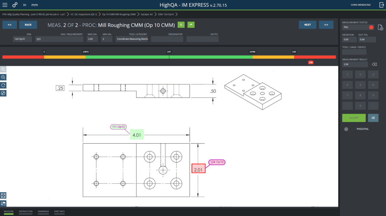 CMM, Gage & Data Collection | High QA